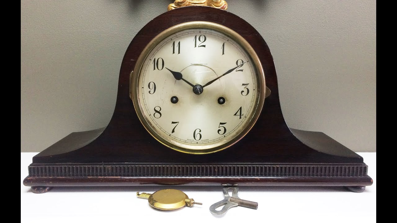 Clock Strike Chime Sound Wilson & Wilson Pendulum Mantel | Item# 1261 ...