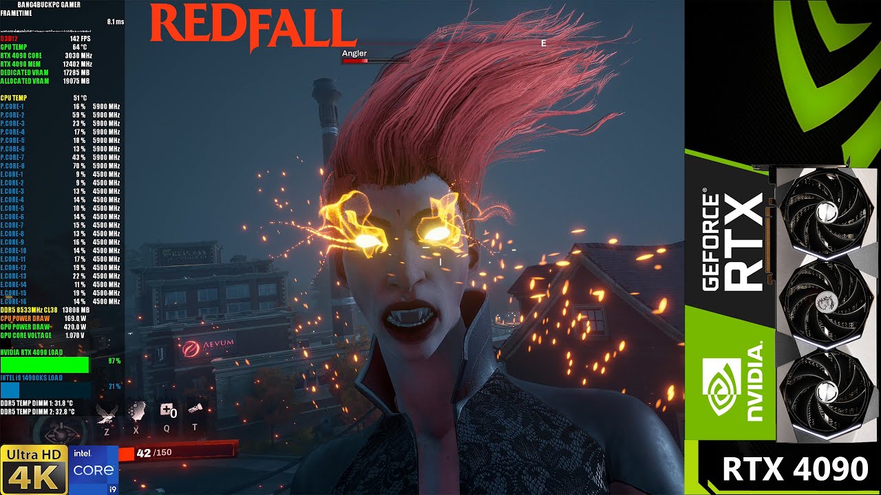 Redfall Epic Settings, DLAA 4K | RTX 4090 | i9 14900KS - YouTube