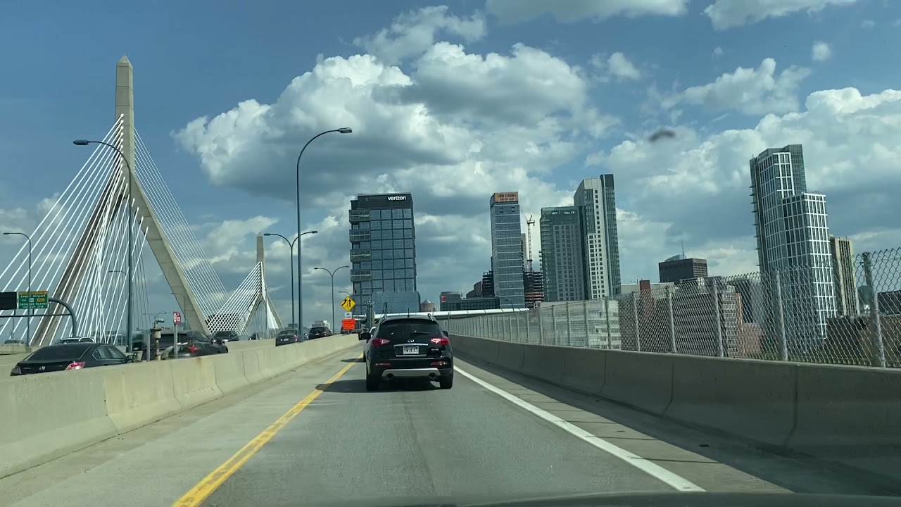 I-93 South into Boston - YouTube