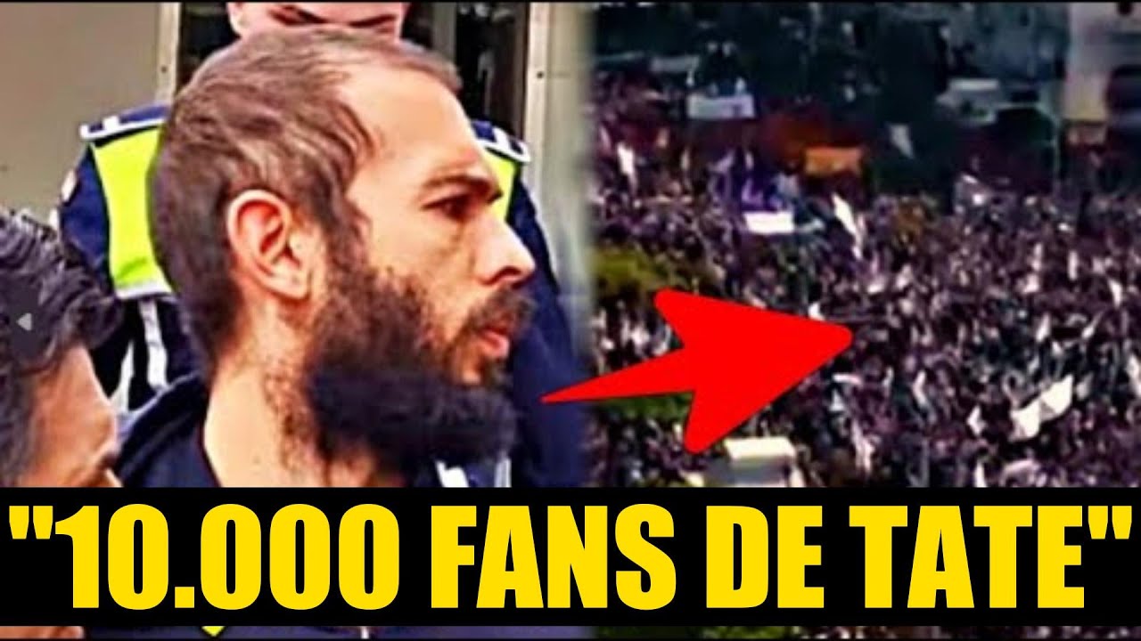 Fans de Andrew Tate PROTESTAN Fuera de La Cárcel - YouTube