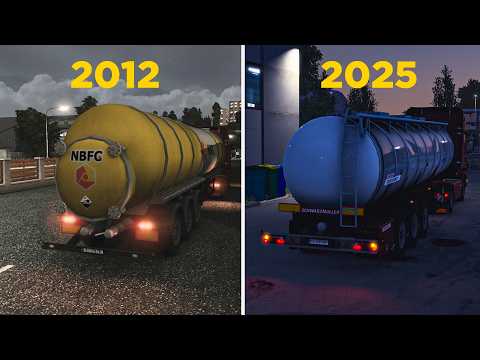 ETS2: 2012 vs 2019 vs 2025