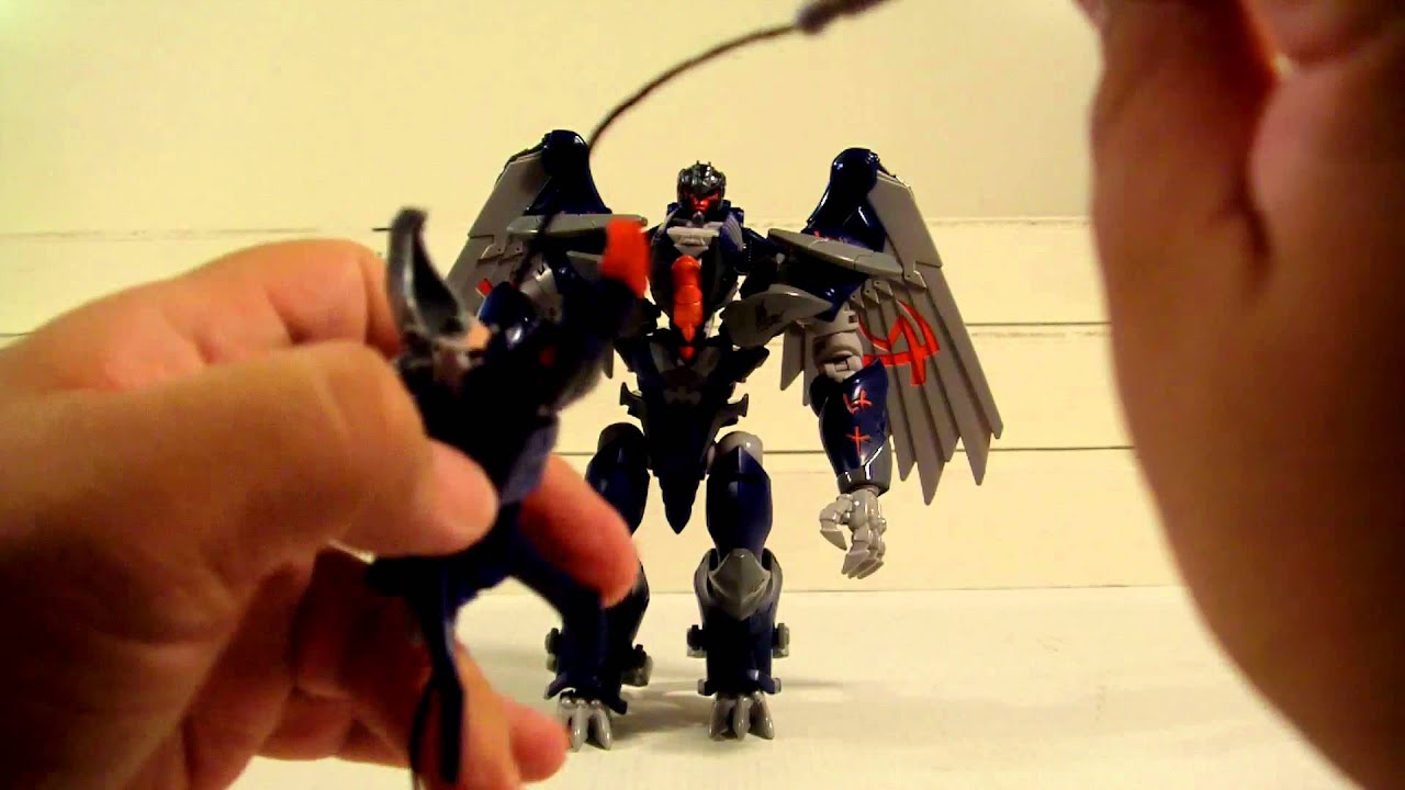 Transformers Prime Beast Hunters DARK STEEL Predacons Rising toy review ...