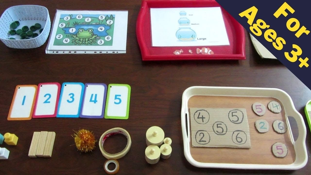 Nursery MATH Learning Activities | PRESCHOOLER Math Activities | SARA ...