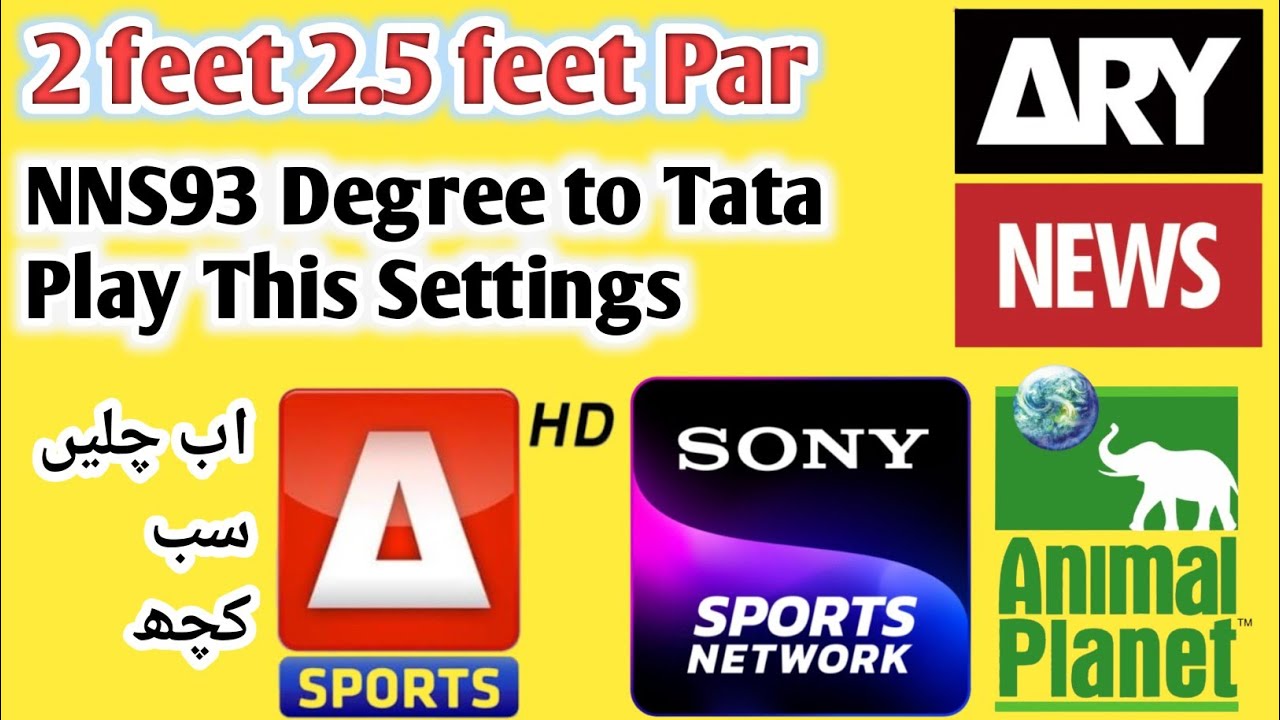 how to dish setting 93 Tata Play dish Settings 83 degrees from East DD ...
