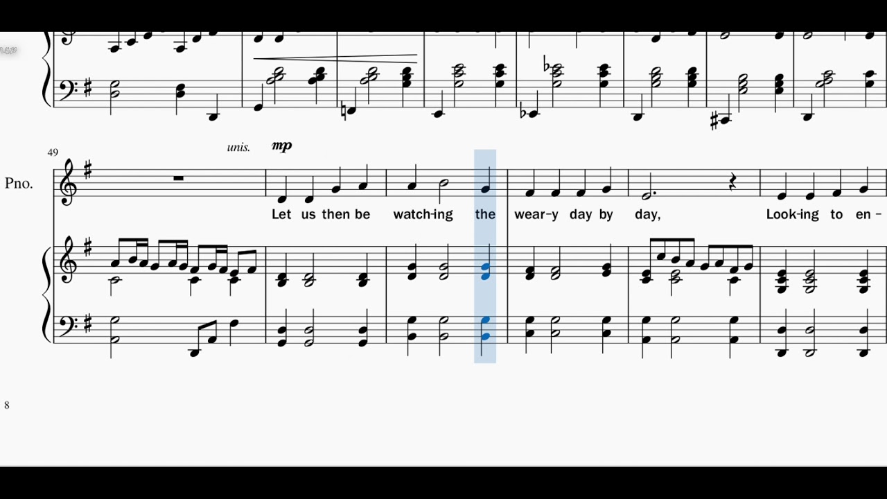 Be An Example - Tenor Part - YouTube