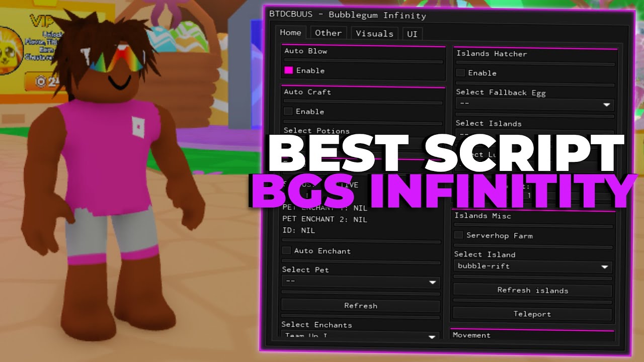 The BEST Bubblegum Simulator Infinity Script (No Key - Auto Bubble ...
