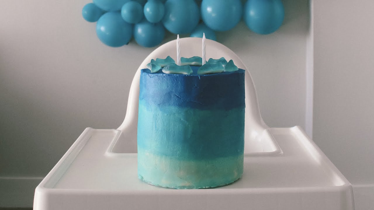 Easy Ombre Cake Tutorial - YouTube
