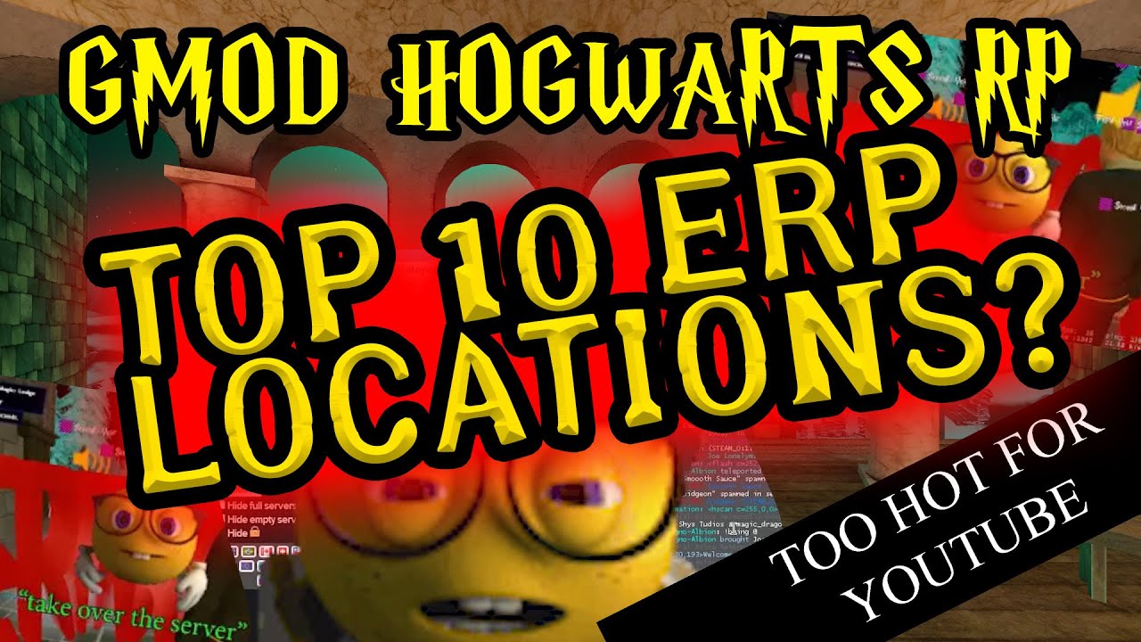 GMod Hogwarts RP: Top 10 Hogsmeade ERP Locations! - YouTube