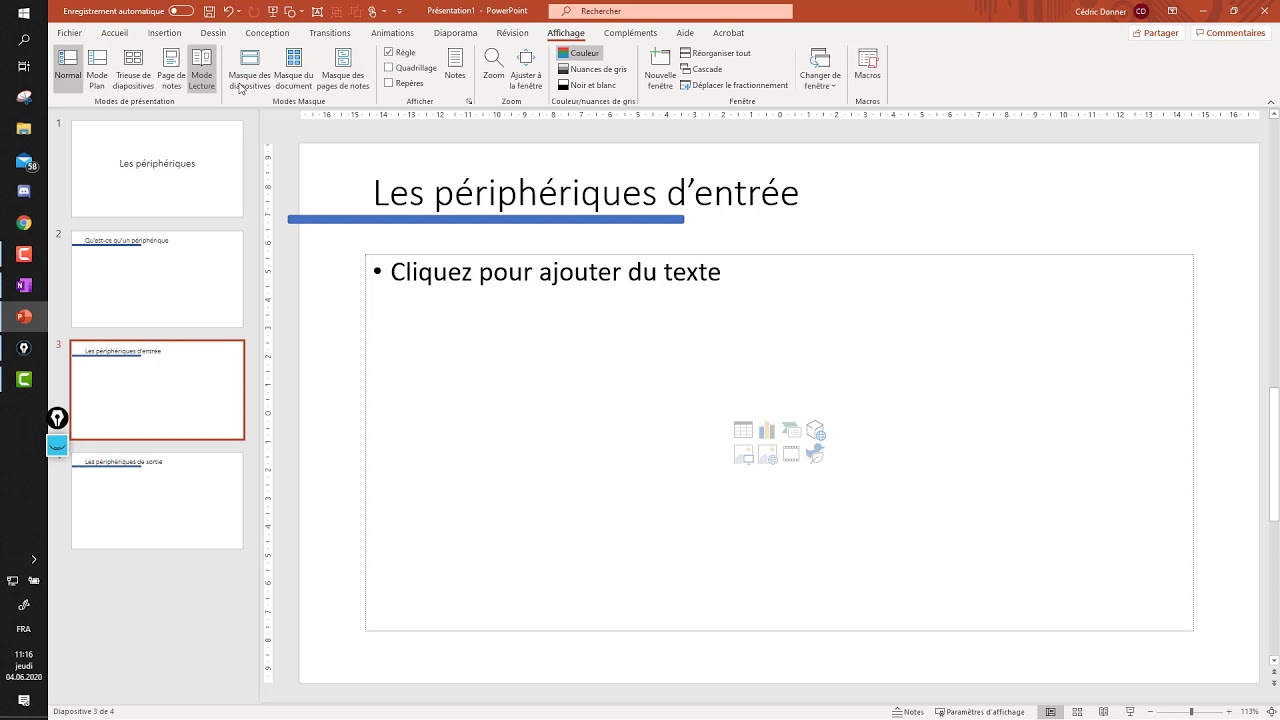 PowerPoint / 02 Le mode masque de diapositives - YouTube