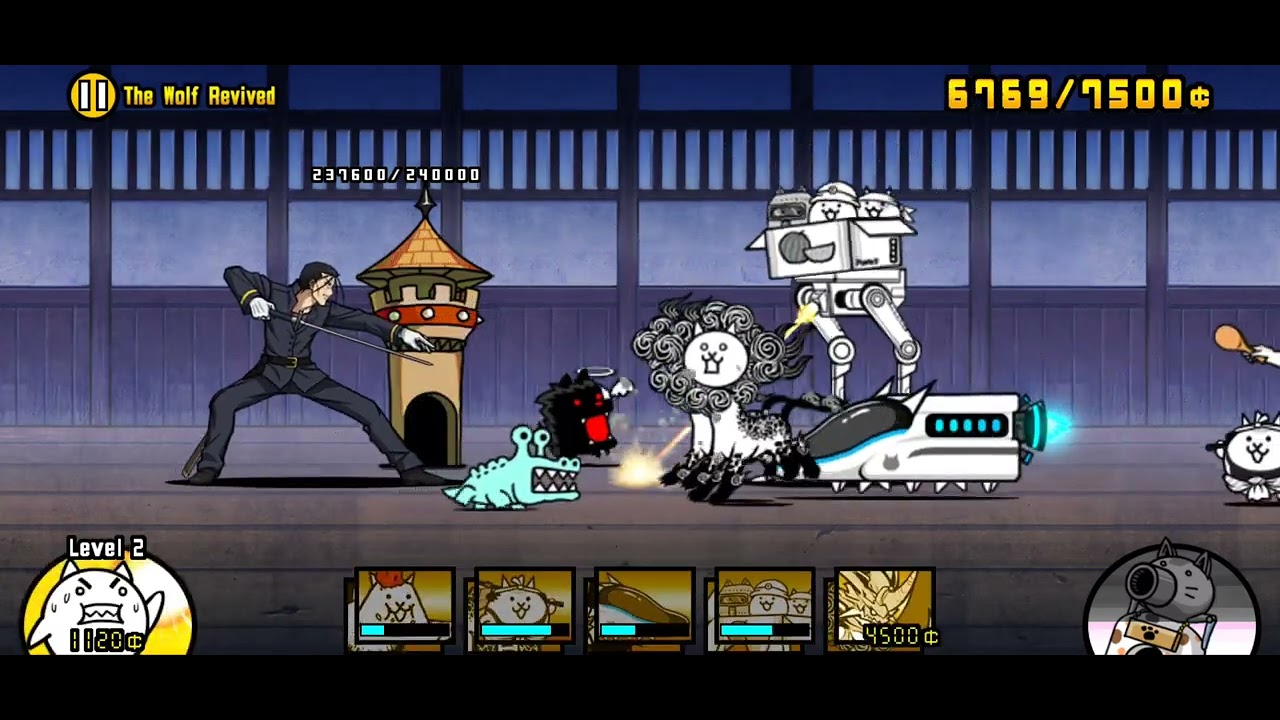 Battle Cats The Wolf Revived - A Wolf Baring Fangs Stage 1 - YouTube