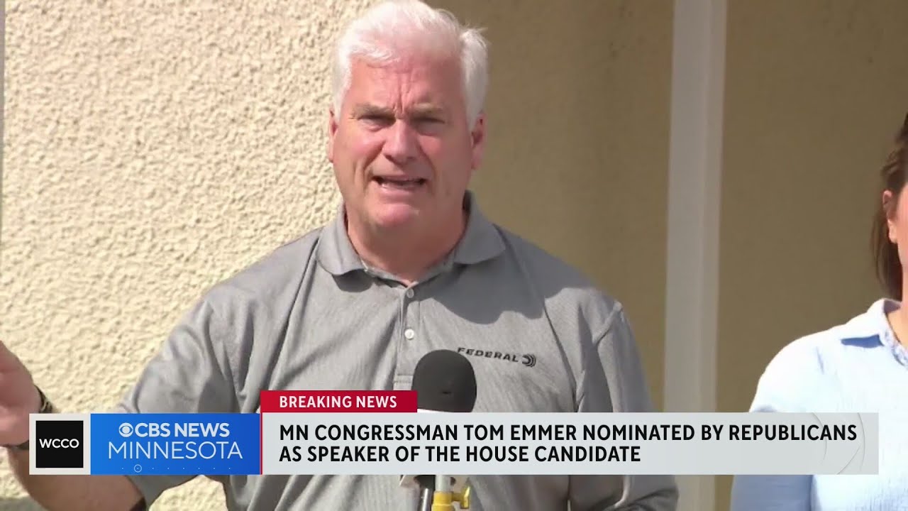 Minnesota Rep. Tom Emmer gets GOP nomination for House speaker - YouTube
