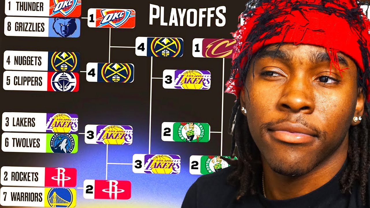 2025 NBA PLAYOFF PREDICTIONS! - YouTube