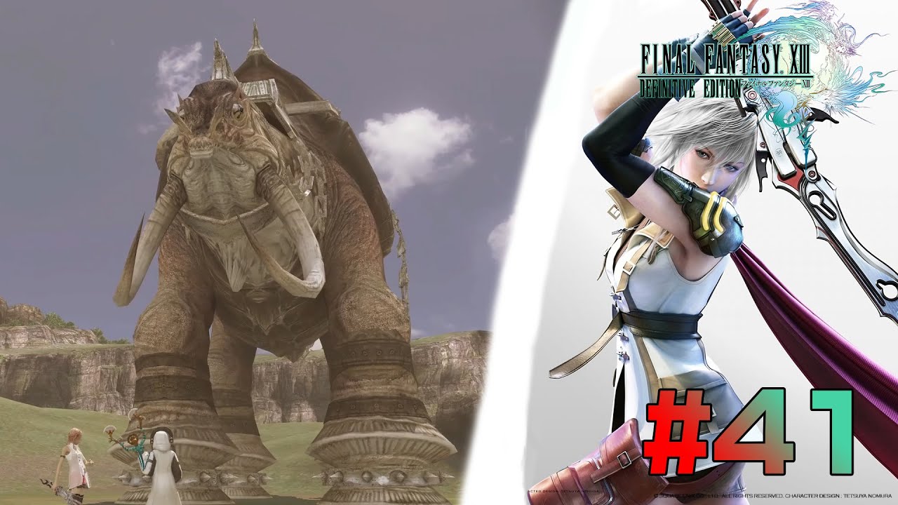 Final Fantasy XIII Definitive Edition | Part 41 - Adamantortoise Hunt ...