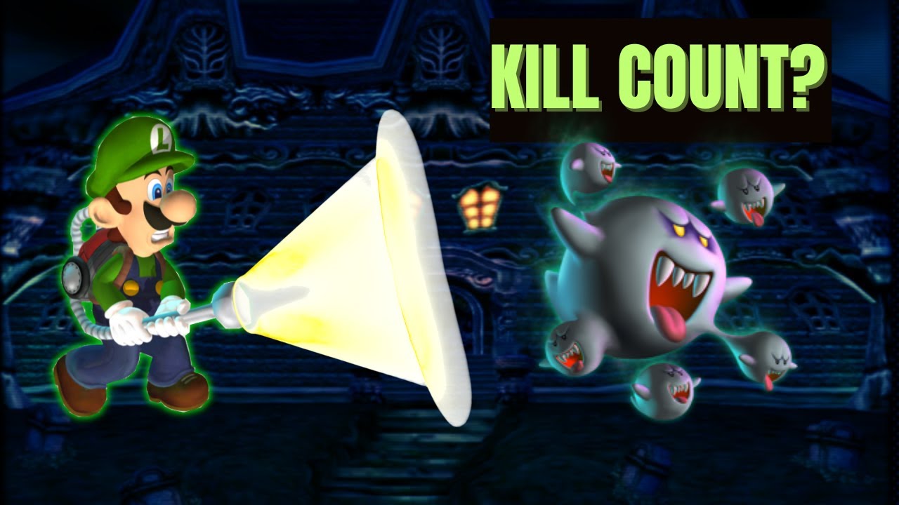 How Many Ghosts Does Luigi Kill? | Luigi's Mansion Kill Count - YouTube