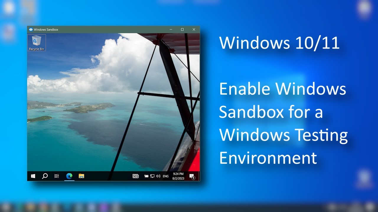 How to Enable Windows Sandbox in Windows 10 & 11 - YouTube