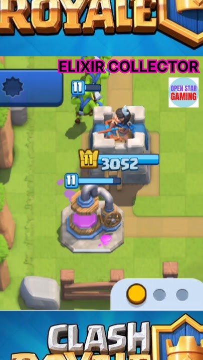 ELIXIR COLLECTOR CLASH ROYALE BUILDING ITEM #shortsfeed - YouTube