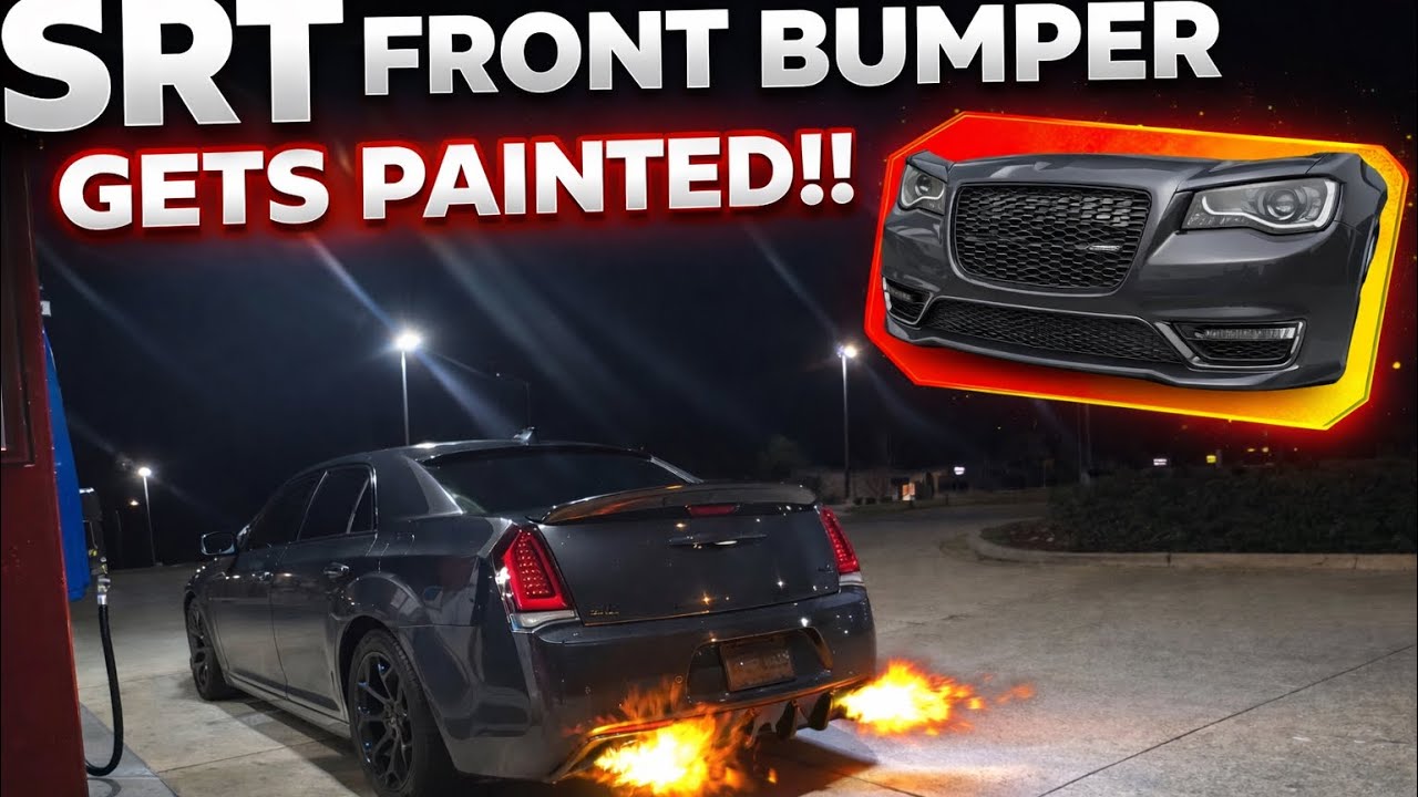 POV Dropping off my SRT FRONT BUMPER to Get Painted in LOUD CHRYSLER ...