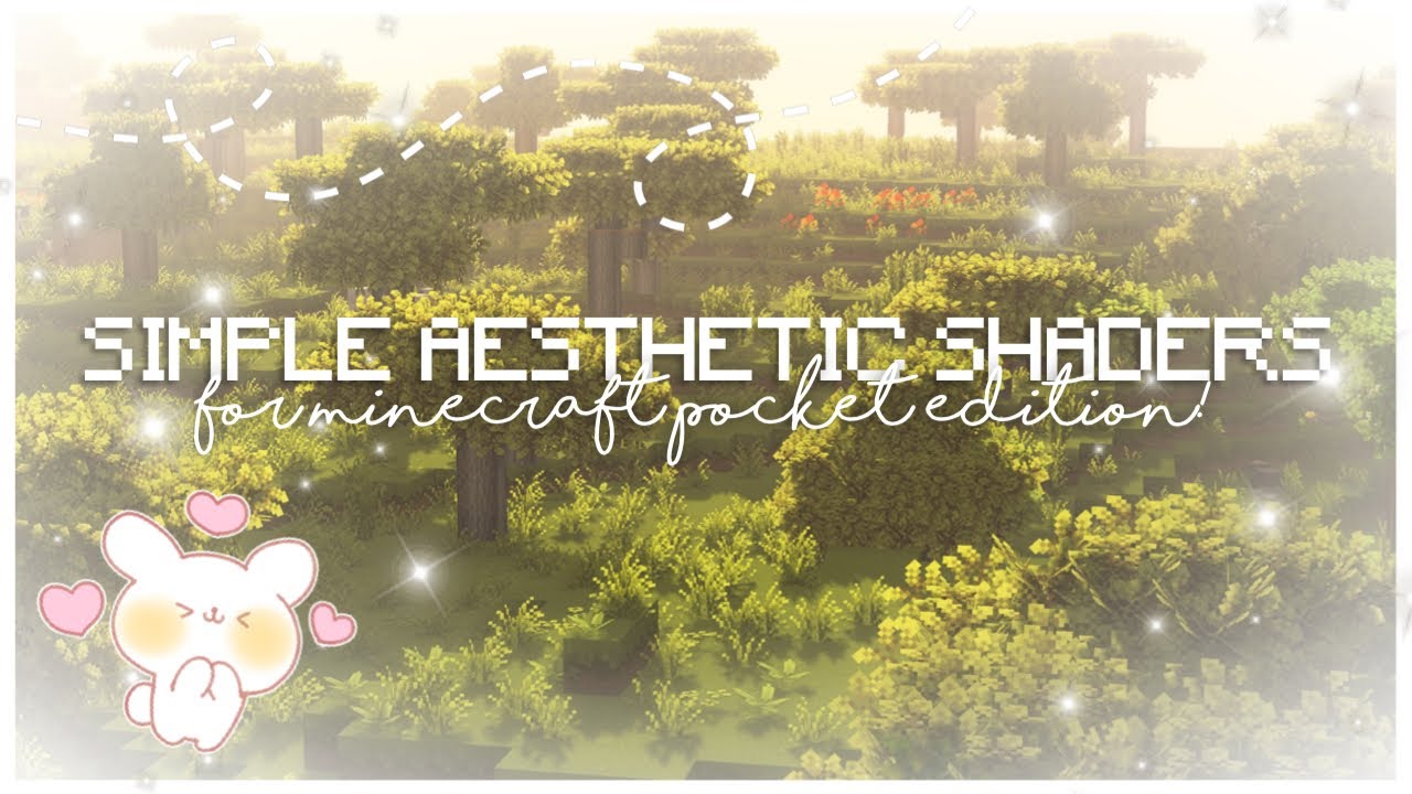 New Simple, Aesthetic Shaders For Minecraft PE 1.19+! 💞☁️ (Render ...