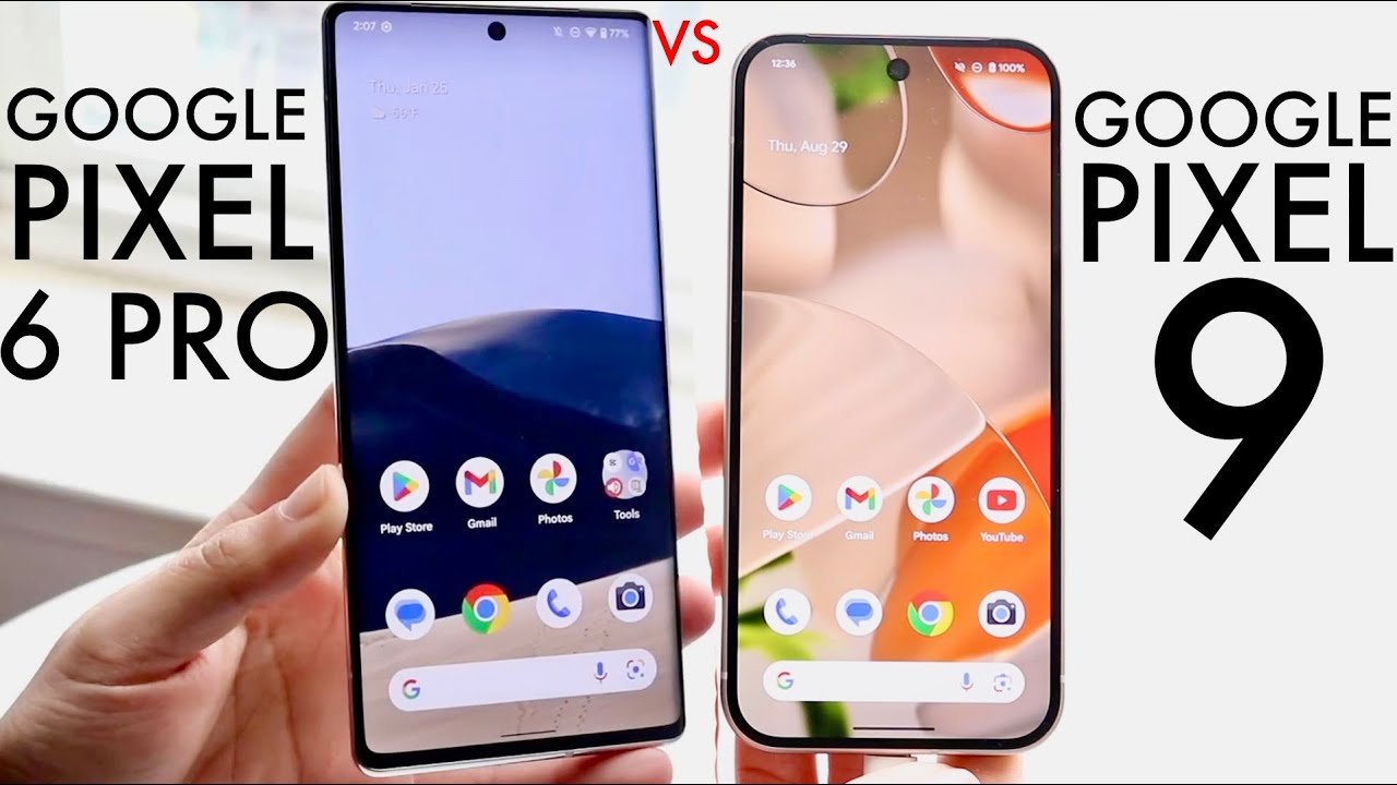 Google Pixel 9 Vs Google Pixel 6 Pro! (Comparison) (Review) - YouTube