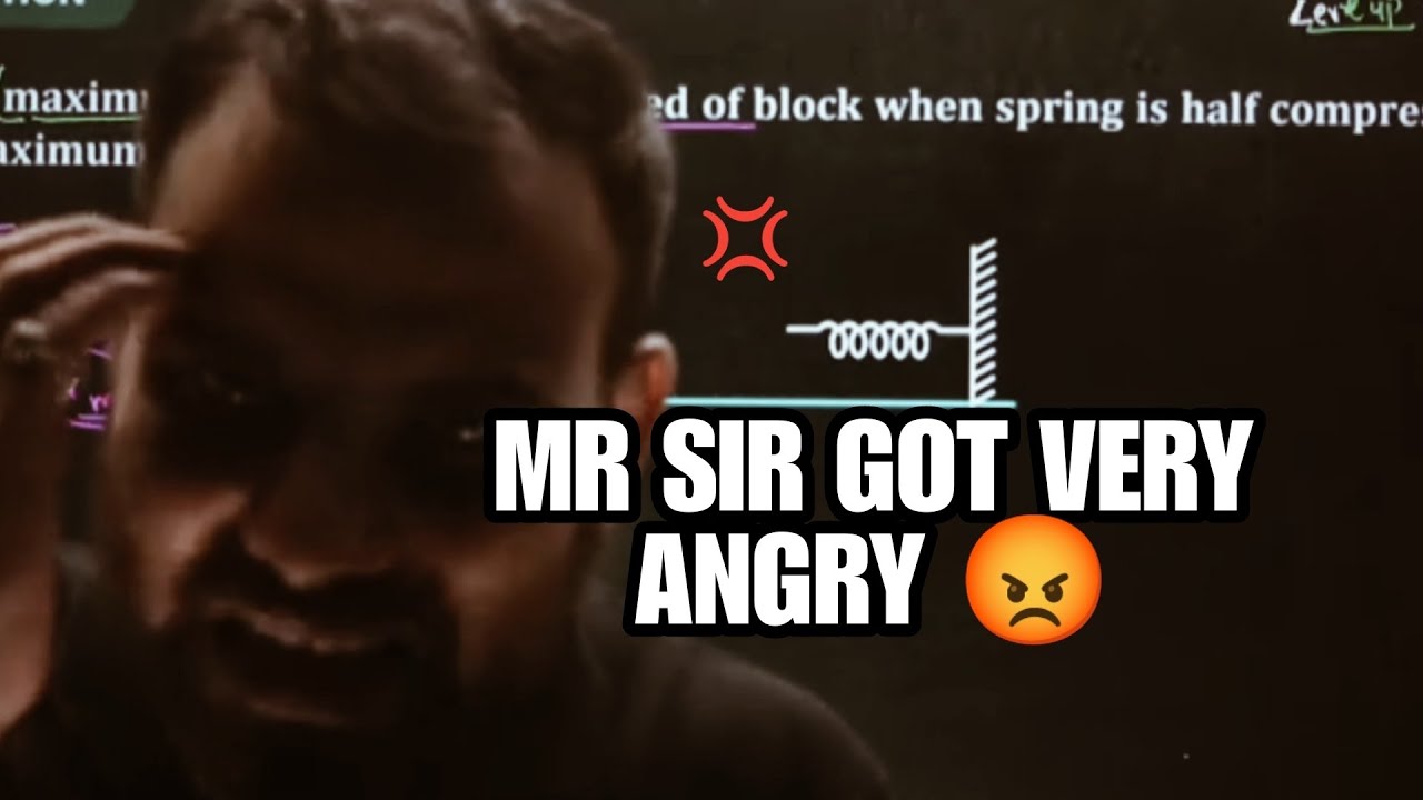 WHEN MR SIR got very angry on students LIVE 🛑. - YouTube