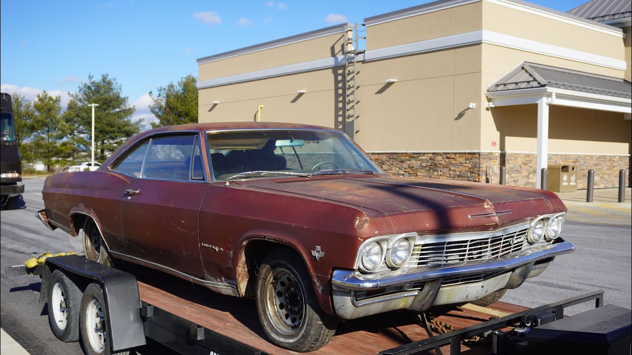 1965 Chevy impala LETS GET THE TRUNK OPEN! - YouTube