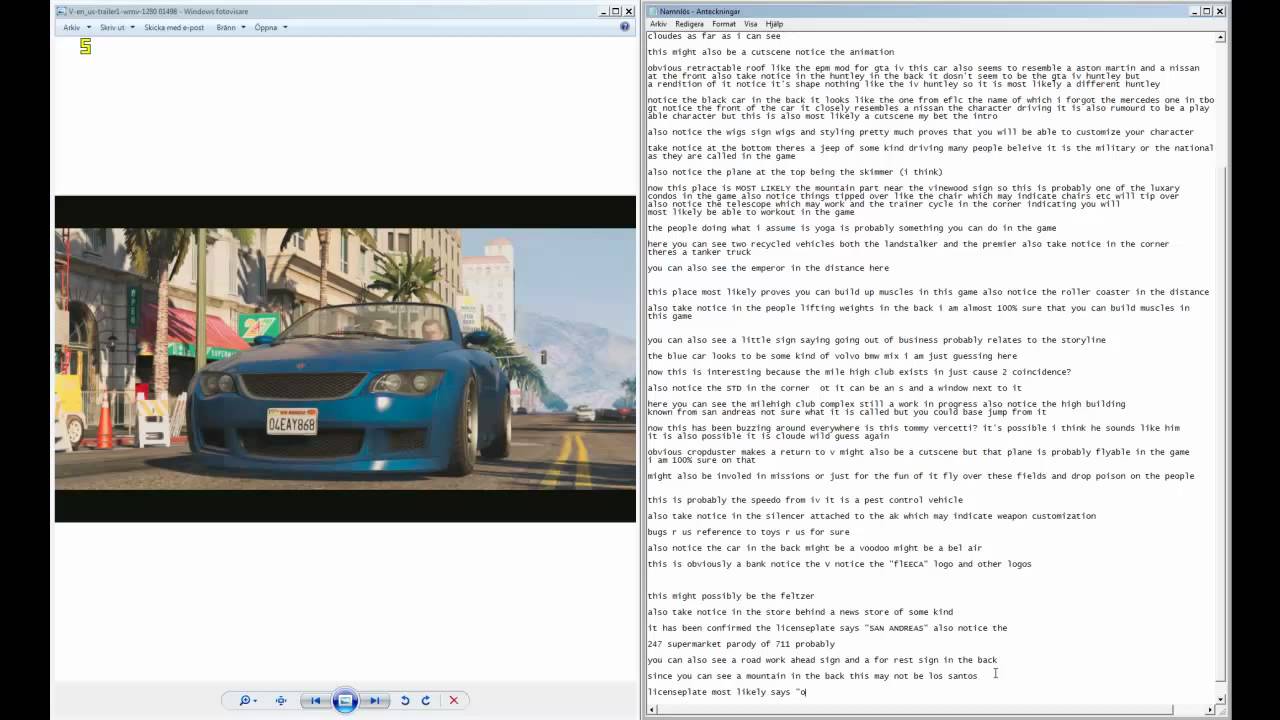 Grand Theft Auto V - Trailer Analysis Frame By Frame Speculations And ...