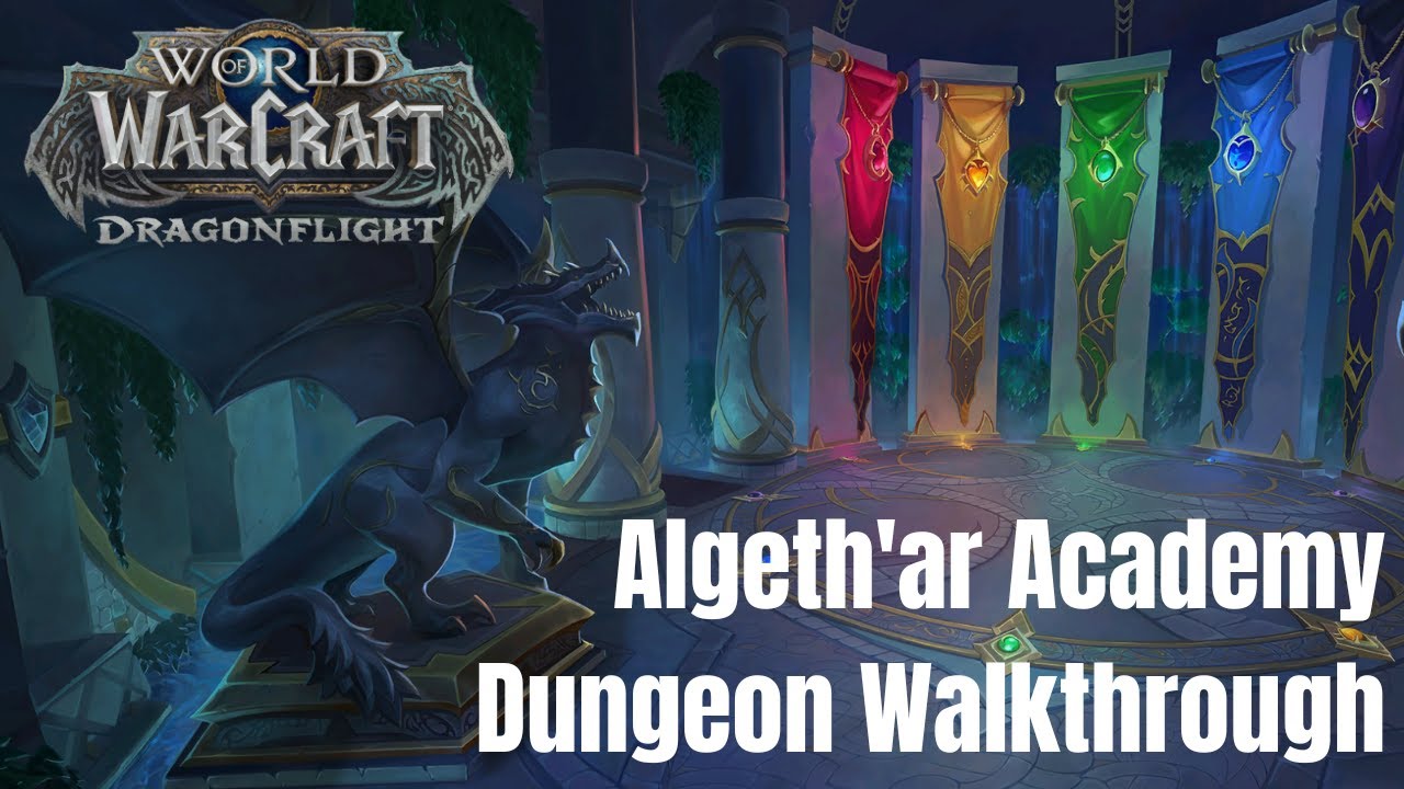 WoW Dragonflight / Algeth'ar Academy Dungeon Walkthrough / Affliction ...