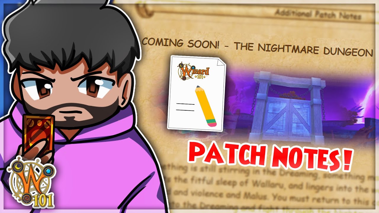 Patch Notes For The Nightmare Dungeon Just Dropped! - (Wizard101) - YouTube