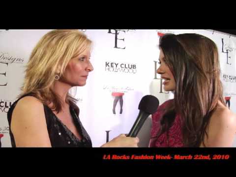 KIERSTEN BRADA-PITTS arrives at LA Rocks Fashion Week - YouTube