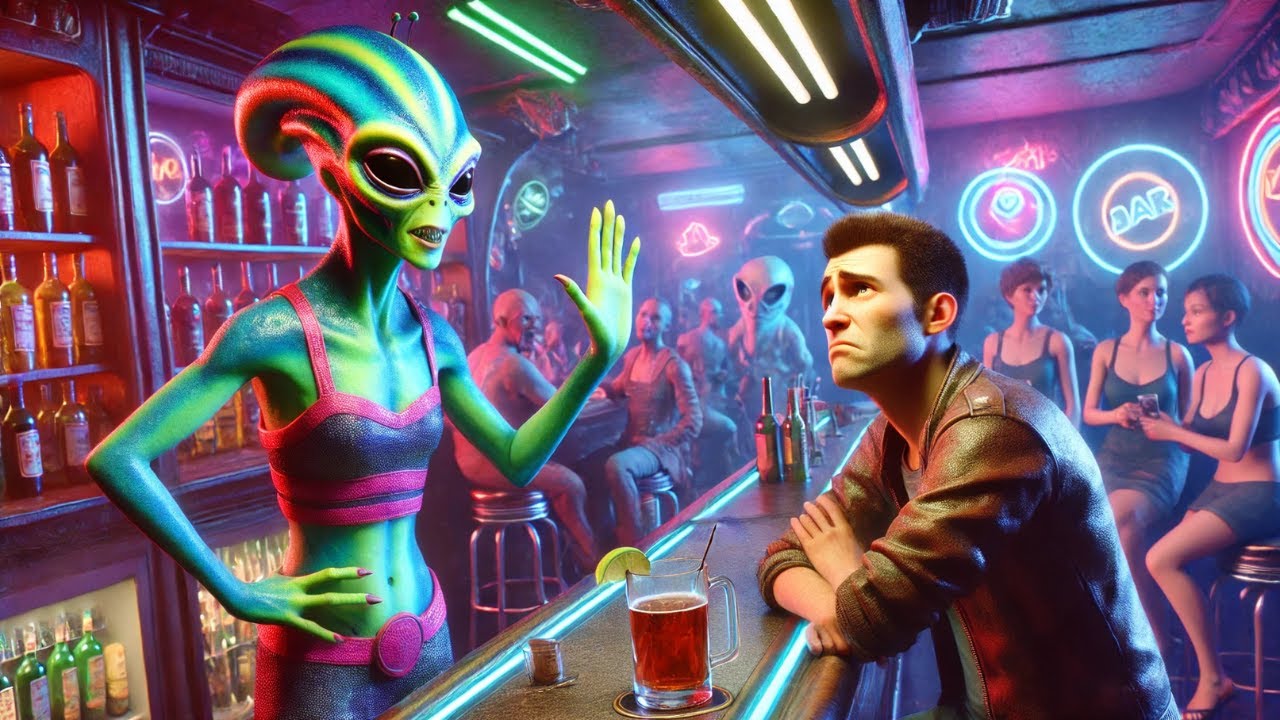Sassy Alien Bartender Refuses to Serve This Human Customer! SCi-Fi ...