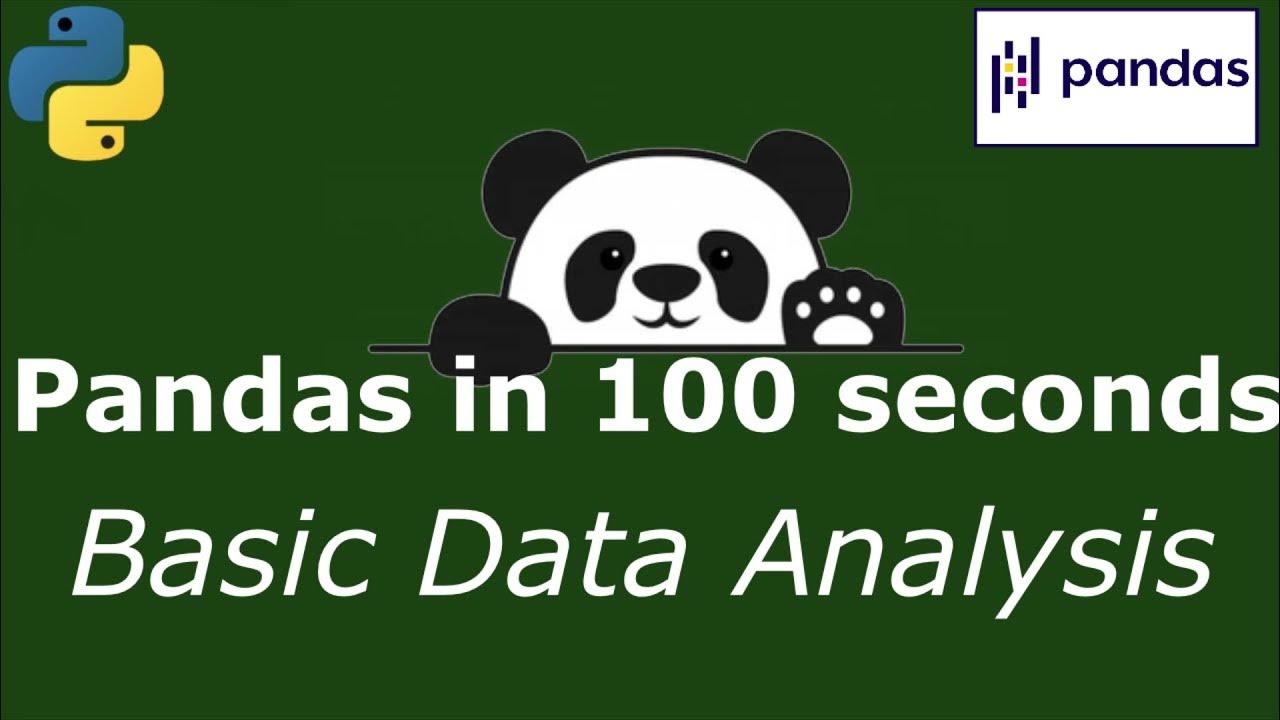 Python Pandas Tutorial For Absolute Beginners 3 Basic Data Analysis On A Csv Youtube 2591