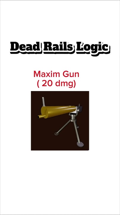 Dead rails logic: #roblox - YouTube