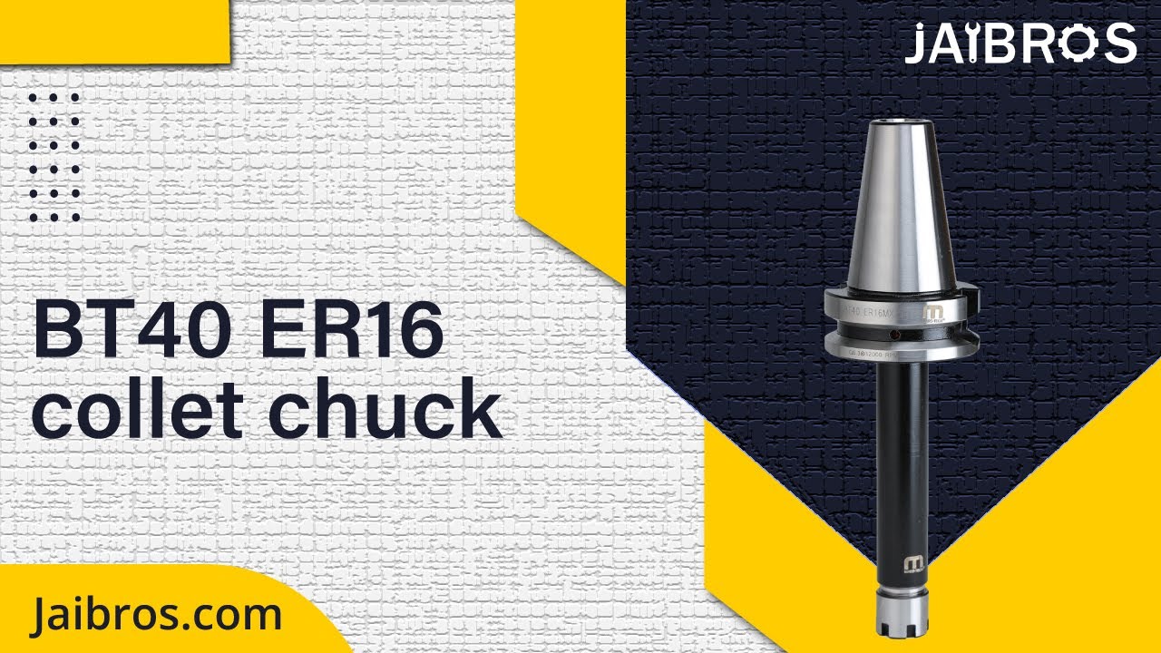 Specification of BT40 ER16 Collet Chuck Holder - Jaibros (CNC Machine ...