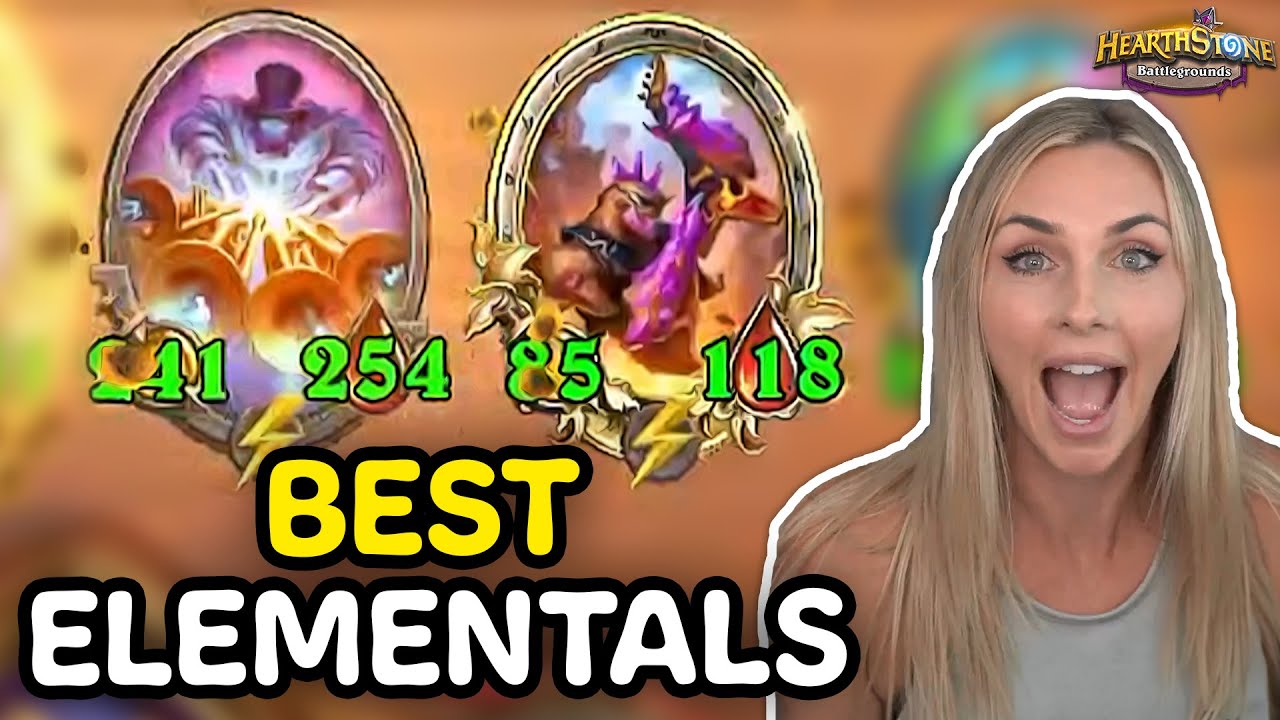 This Is The BEST Way to Scale Elementals! - Hearthstone Battlegrounds - YouTube