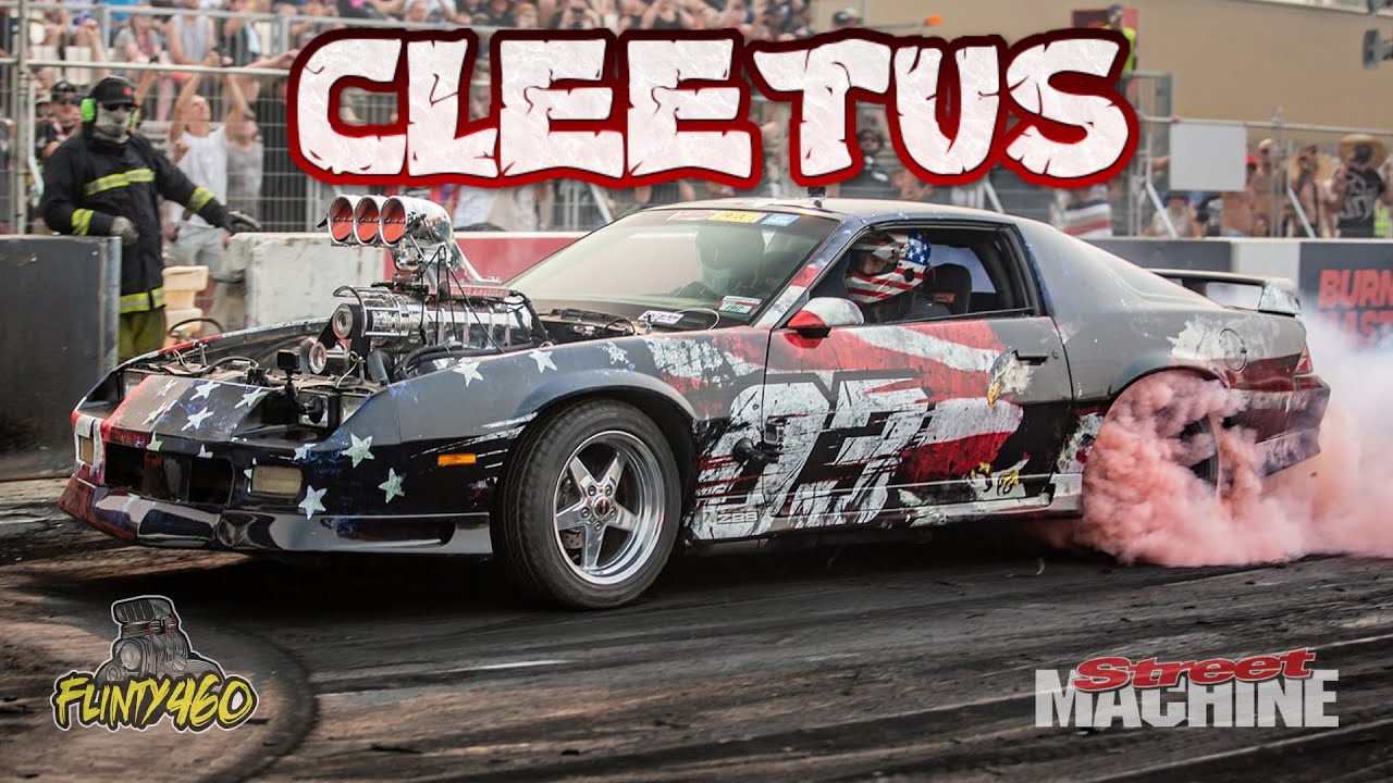 CLEETUS HITS THE WALL AND KILLS THE ENGINE IN "TOAST" AT SUMMERNATS 33 ...