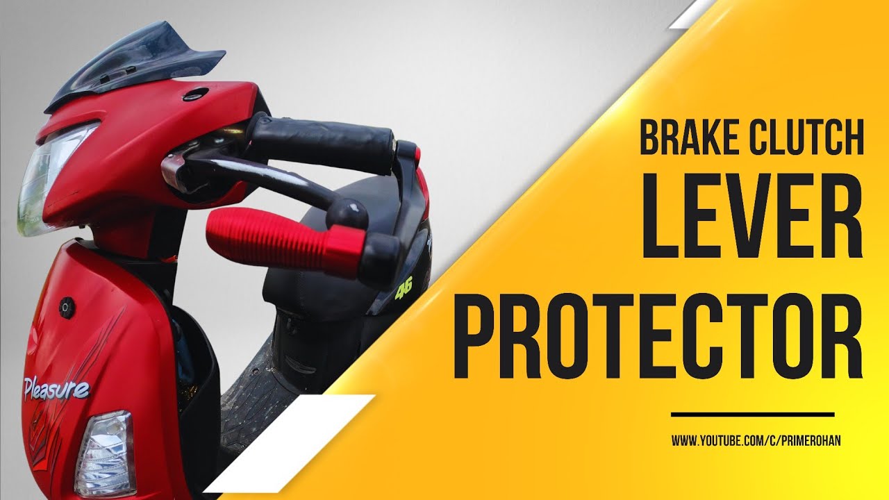 How to install brake clutch levers protector - YouTube
