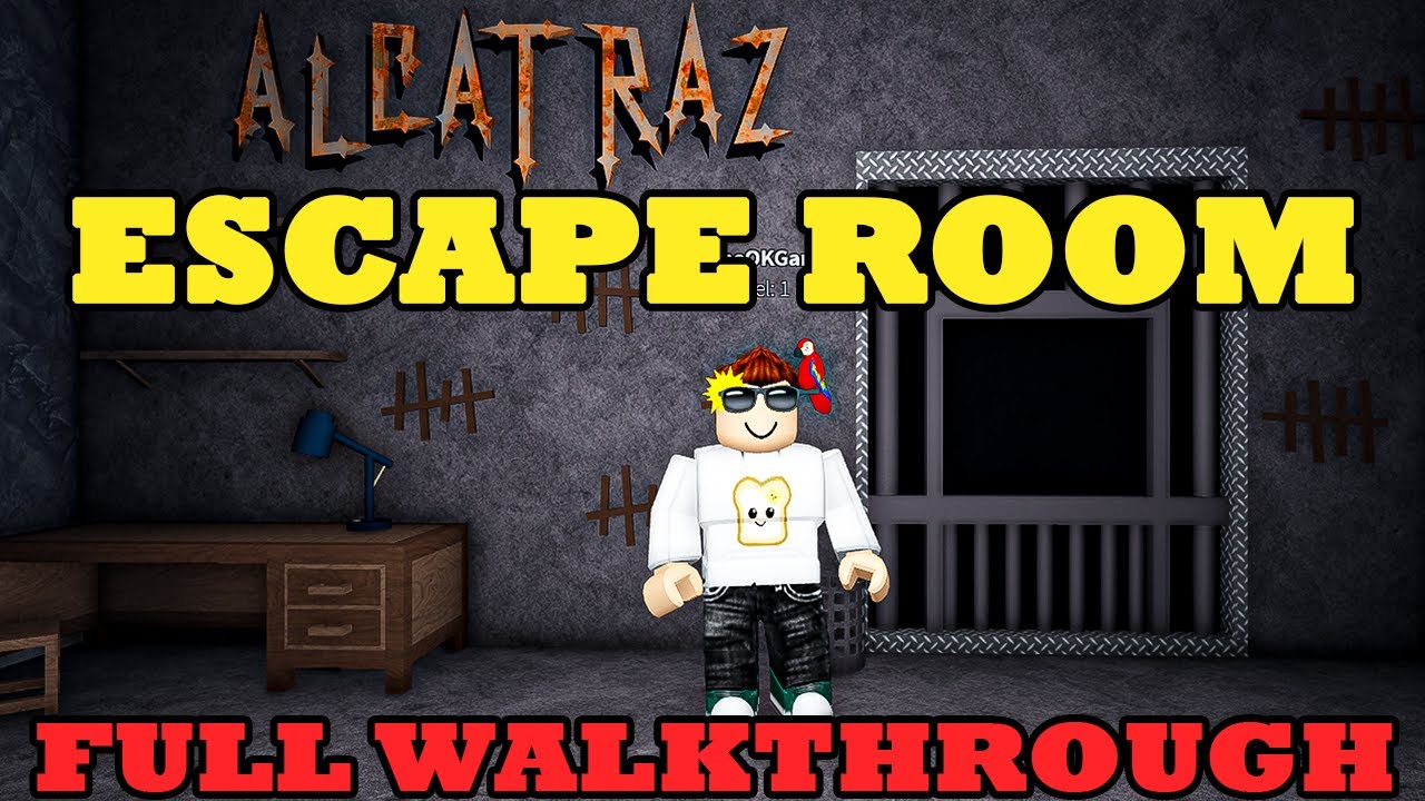 ESCAPE ROOM *How to Escape Alcatraz* FULL WALKTHROUGH [Roblox] - YouTube