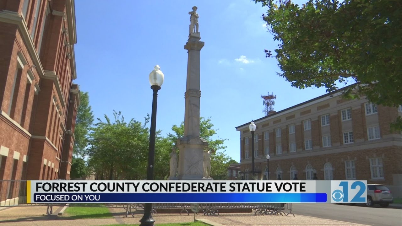Forrest County Confederate Statue Vote - YouTube