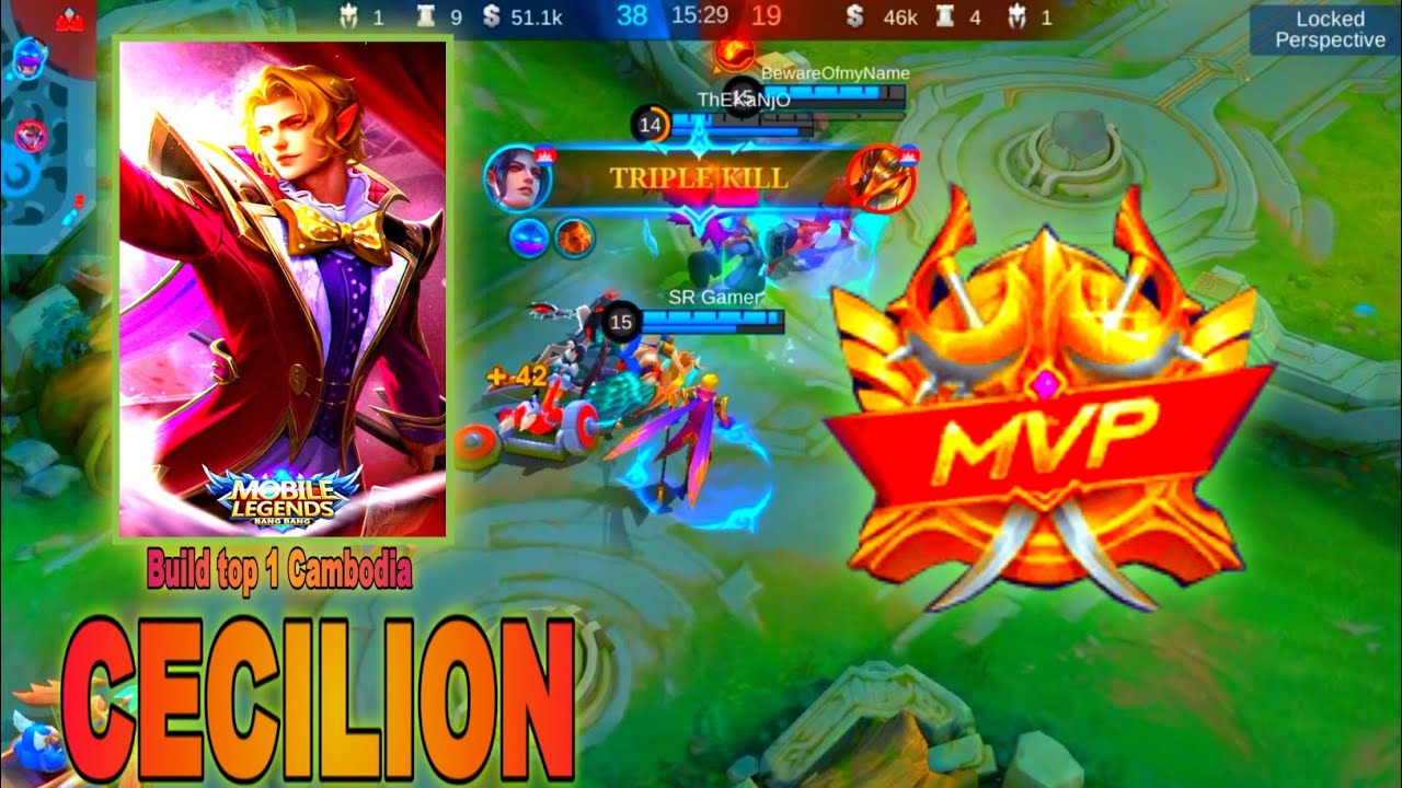 later game វ៉ៃ all !!CECILION COME BACK GAME PLAY!! MOBILE LEGENDS ...