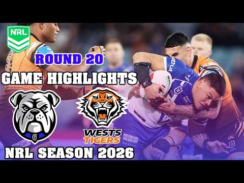 Canterbury Bulldogs vs Wests Tigers Half time Highlights | NRL Highlights 2026