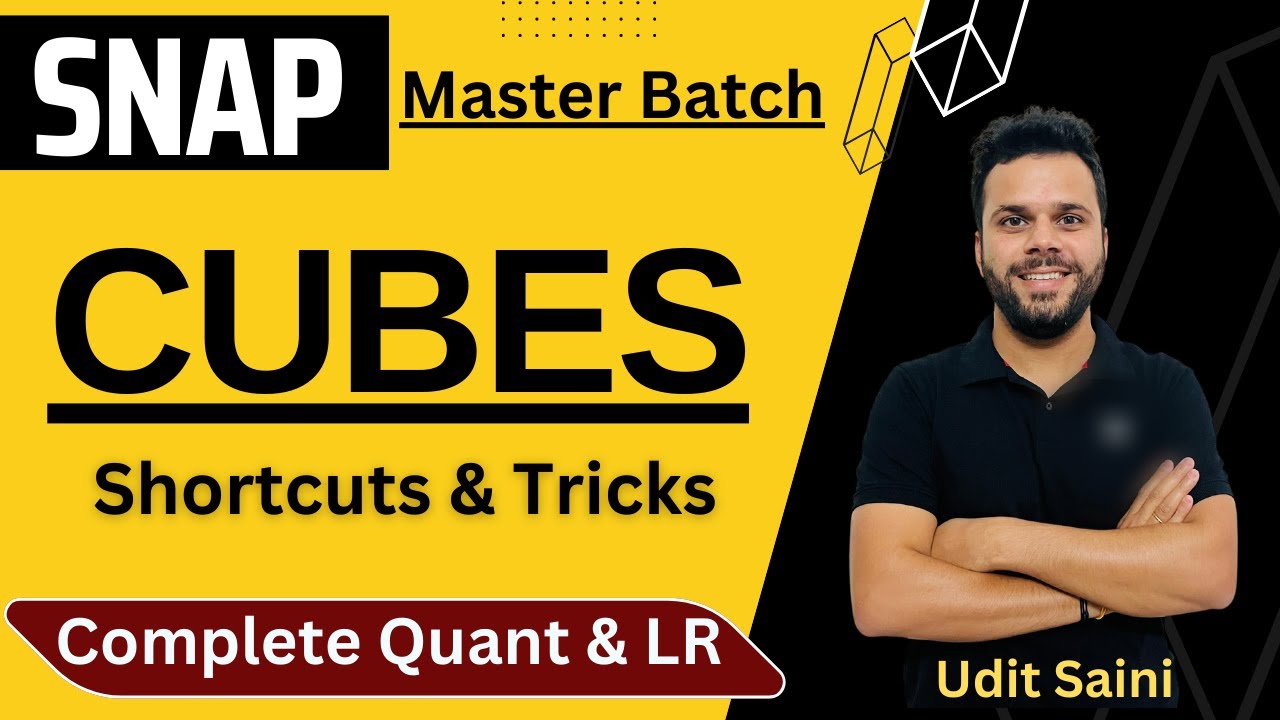 SNAP Master Batch | Cubes | Shortcuts & Tricks | Session 3 | SNAP 2024 ...