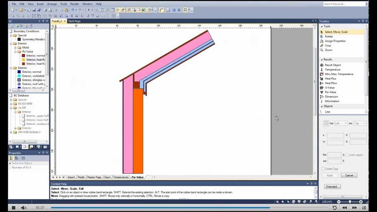 Psi value calculation with thermal bridge software - YouTube