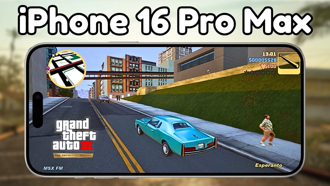 GTA 3 Definitive Edition Gameplay on iPhone 16 Pro Max - YouTube
