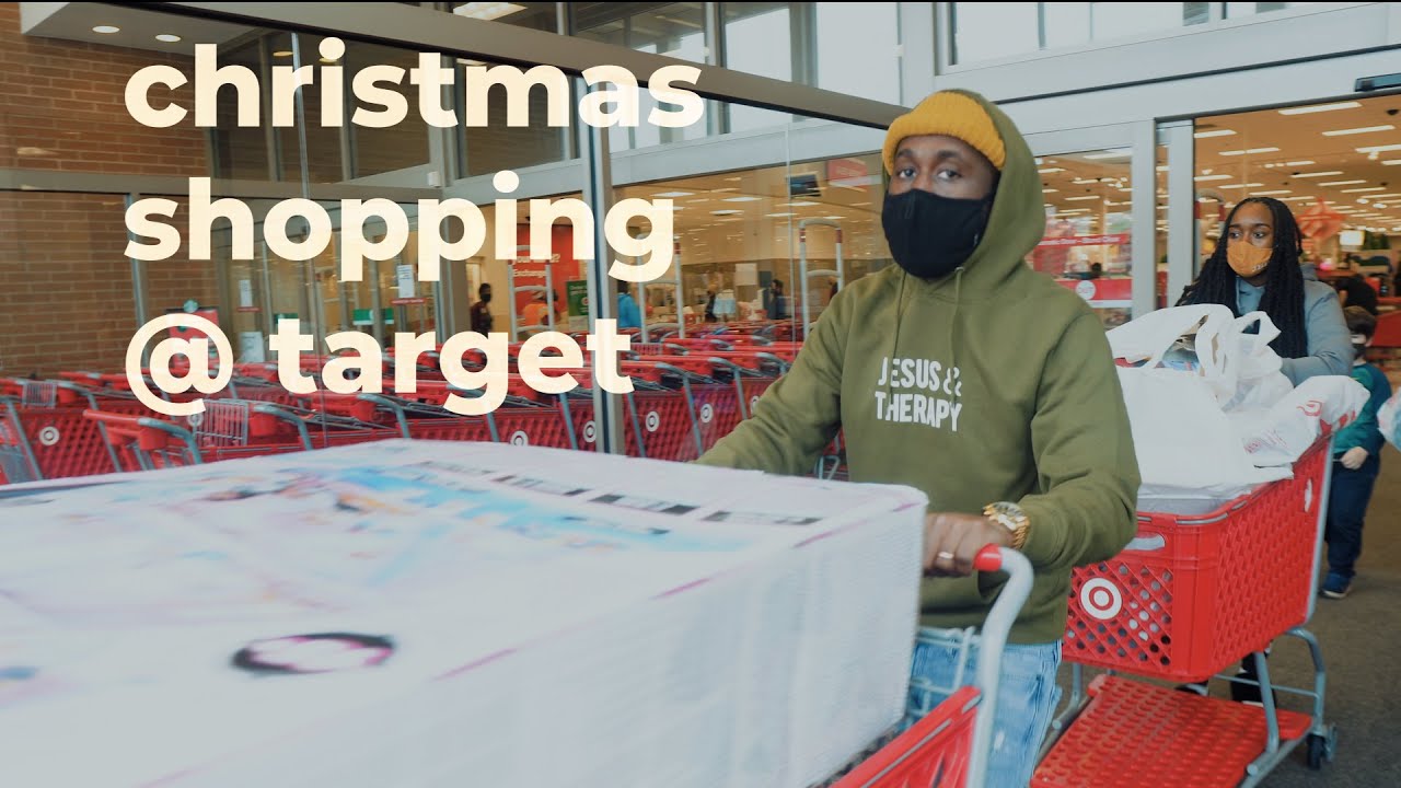 Christmas Shopping at Target - YouTube