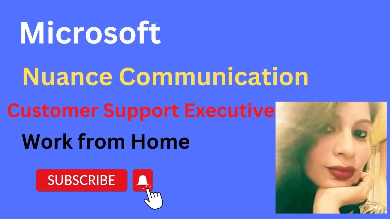 Microsoft Nuance Communication hiring, for Customer Support Executive ...