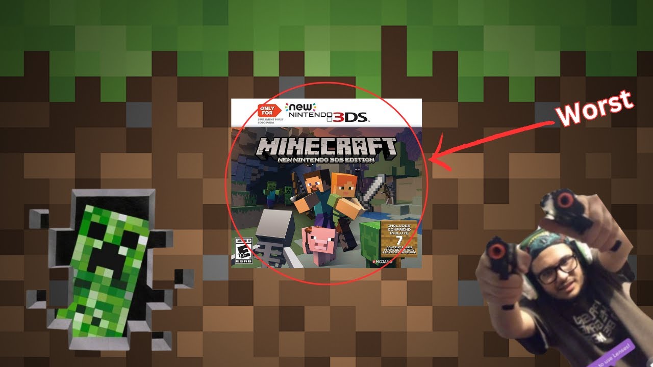 THE WORST Version of Minecraft (Minecraft on 3Ds) - YouTube