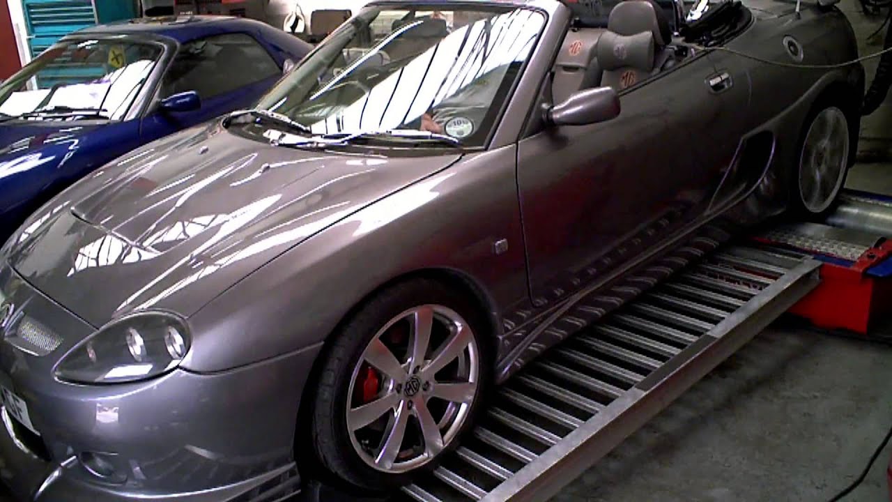 Rolling Road Andy Watson Modified MGF - YouTube