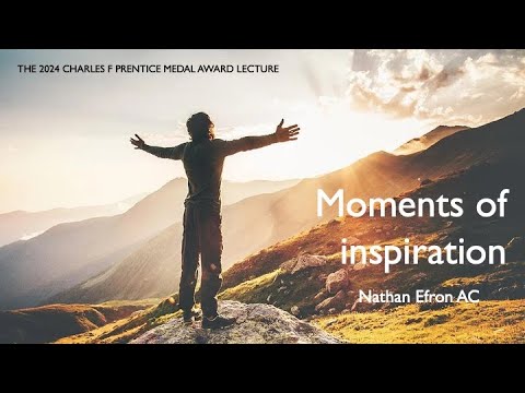 Prentice Award Lecture - Nathan Efron - YouTube