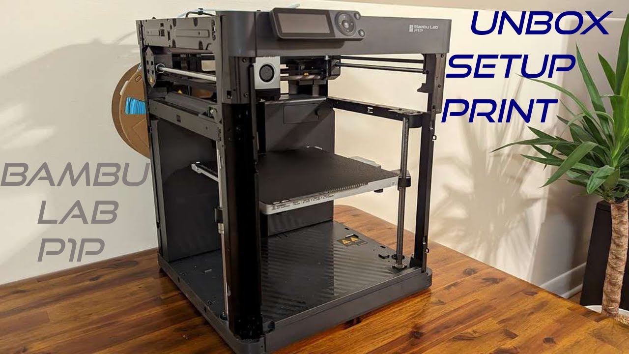 Bambu Lab P1P 3D Printer - Unbox - Setup - Print - YouTube