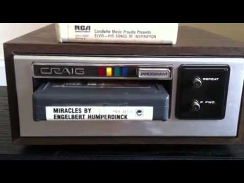 Craig 8-track player - YouTube
